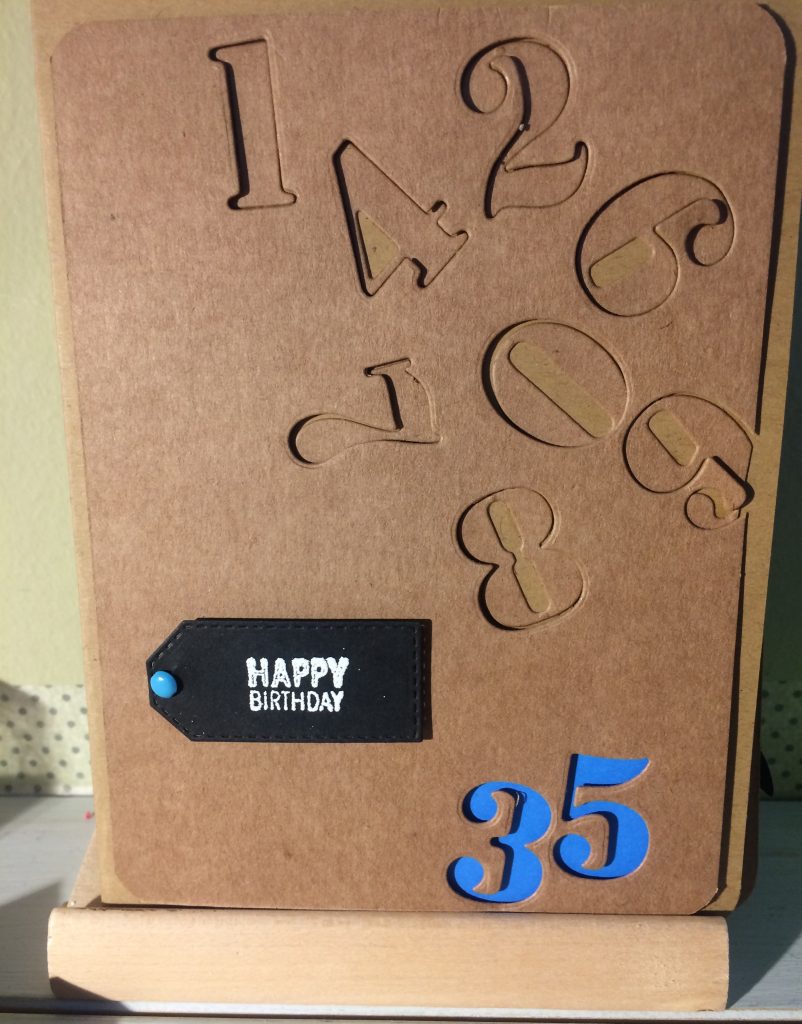 Card de Cumpleaños de Números – Bealage